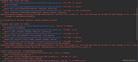 Tensorflowpythonframeworkerrorsimplfailedpreconditionerror Could