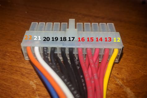 Powermac 7200 7500 7600 8100 G3 22 Pin Molex Power Connector Pinout Signals