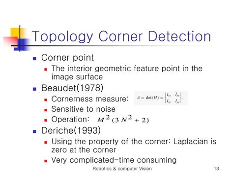 PPT Corner Detection Tracking Kim Sung Ho PowerPoint Presentation ID