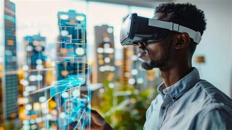 Premium Photo Architect Using Virtual Reality For Building Design