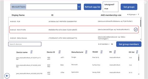 Microsoft Intune Centralized View Of Aad Groups And Group Members Assigned To Policies And