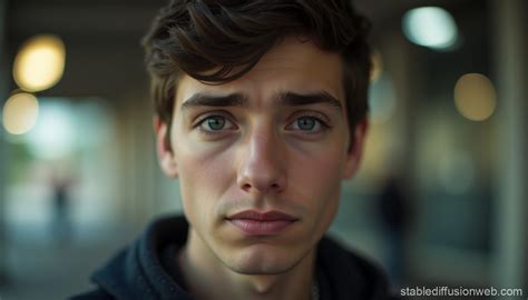 Befuddled Young Man Stable Diffusion Online