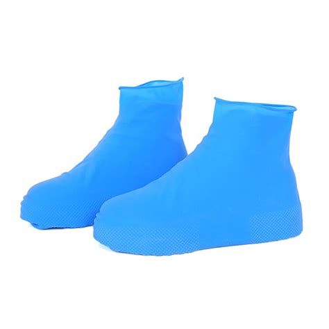 1pair Reusable Latex Waterproof Rain Shoes Covers Vicedeal