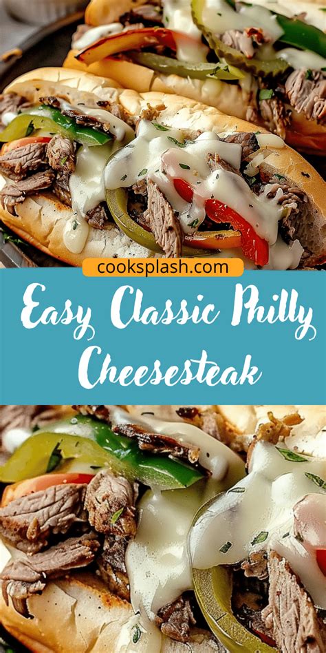 Easy Classic Philly Cheesesteak