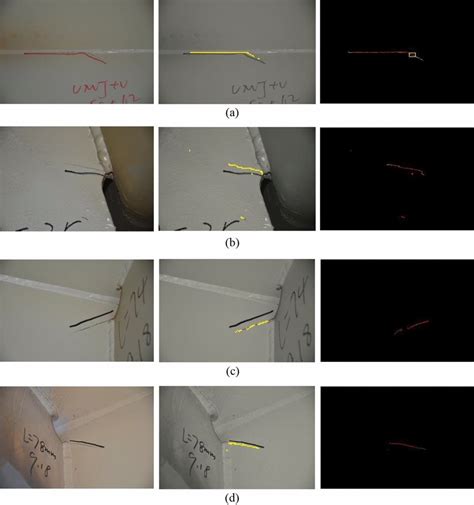 Crack Detection Using Images From The Testing Dataset From The Left Download Scientific