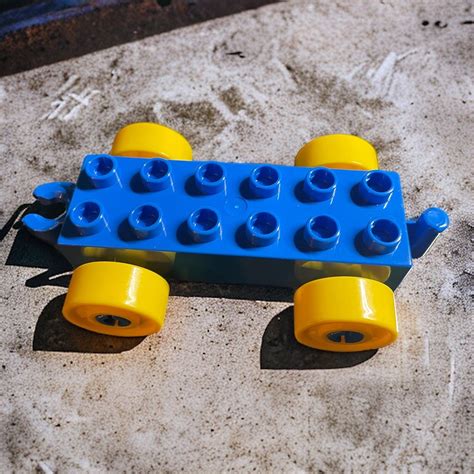 Duplo Blue Train Car With Yellow Wheels Combined Shipping Train26 Ebay