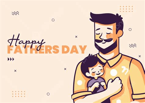 해피 아버지의 날 배경 그림 만화 벡터 아버지의 날 만화 아빠 배경 일러스트 및 사진 무료 다운로드 Pngtree