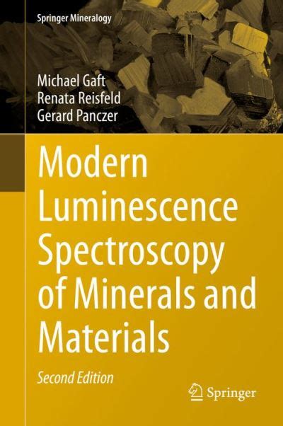 Modern Luminescence Spectroscopy Of Minerals And Materials Relié