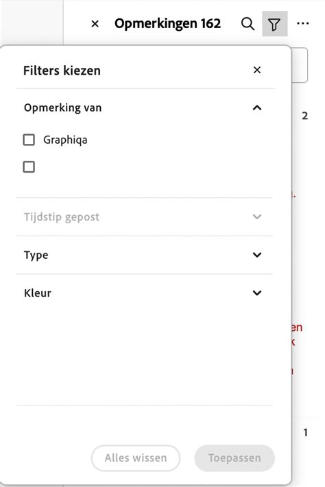 Solved Filter Comments By Checkbox Filter Has Disappeared Adobe Product Community 14798663