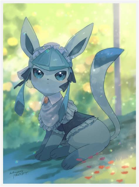 Glaceon Pokemon Drawn By Kikuyoshi Tracco Danbooru