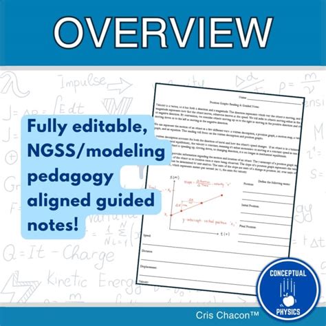 03 Position Graphs Guided Notes I Conceptual Physics By Conceptual