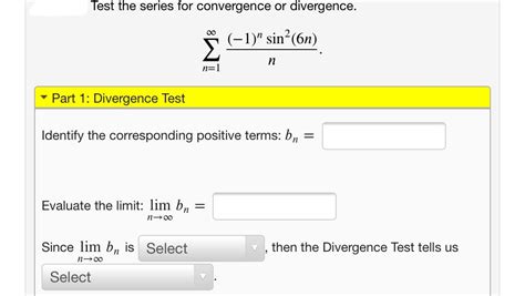 Solved Test The Series For Convergence Or Divergence §