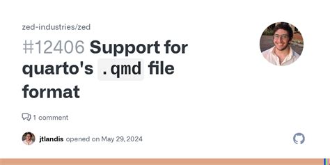 support for quarto s ` qmd` file format · issue 12406 · zed industries