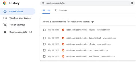 How To See Reddit Search History