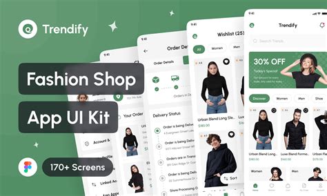 Trendify Fashion Shop App Ui Kit Figma