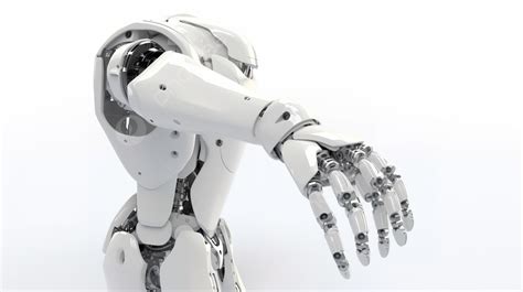 흰색 배경에 3d 렌더링의 안드로이드 로봇 핸드셰이크 로봇 손 3d 로봇 사이보그 배경 일러스트 및 사진 무료 다운로드