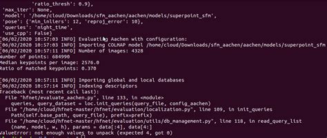 Valueerror Not Enough Values To Unpack Expected 4 Got 0 · Issue 38