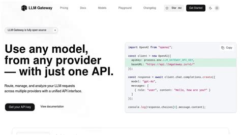 Llm Gateway Open Source Alternative To Eden Ai Kong Ai Gateway And Vercel Ai Gateway
