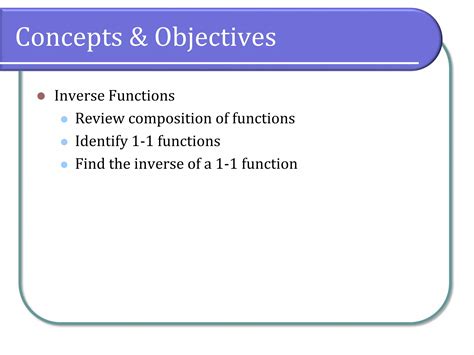 4 1 Inverse Functions Pdf