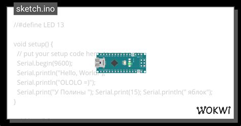 Hello World Wokwi Esp32 Stm32 Arduino Simulator