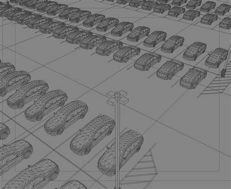 D Model Parking Lot