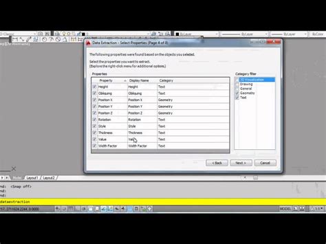 Autocad Tutorial Data Extraction Autocad 2014 Autocad Tutorial Youtube