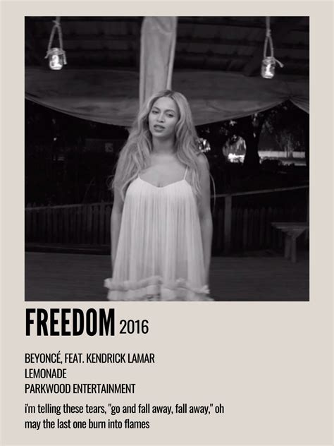 Freedom Beyonce Beyonce Album Cover Poster Beyonce Polaroid Poster