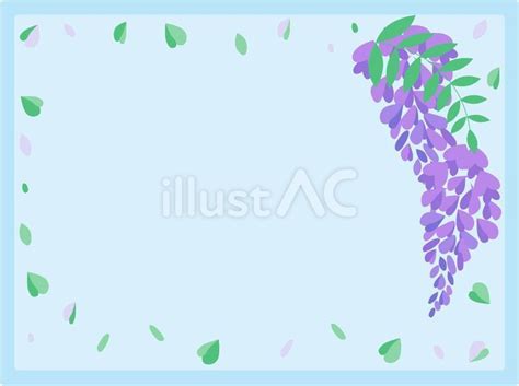 藤フレームイラスト No 23684993／無料イラスト フリー素材なら「イラストac」
