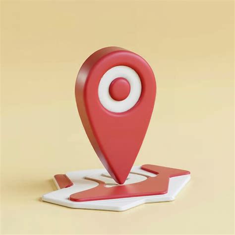 Premium Photo 3d Location Point Marker Of Map Or Navigation Pin Icon