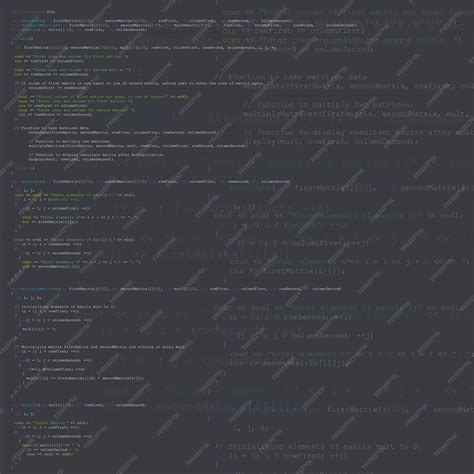 Premium Vector Computer Program Code Background