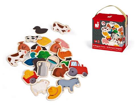 Набор магнитов Janod «Ферма» артикул J08157 купить в Москве в интернет ...