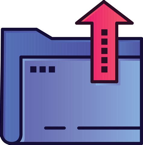 Folder Document File Storage Flat Color Icon Vector Icon Banner Template Vector Art At