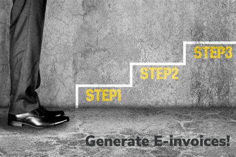 step by step guide to create e invoices