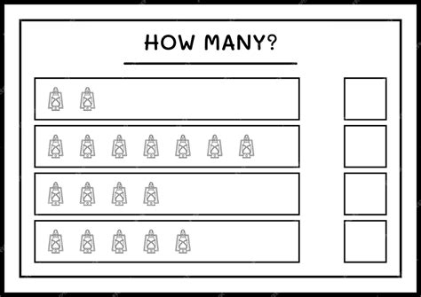 얼마나 많은 크리스마스 랜턴 아이들을 위한 게임 벡터 일러스트 레이 션 인쇄용 워크시트 프리미엄 벡터