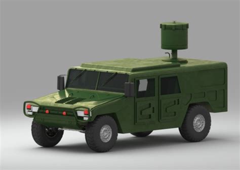 雷达车 3d模型素材下载 Cg模型网