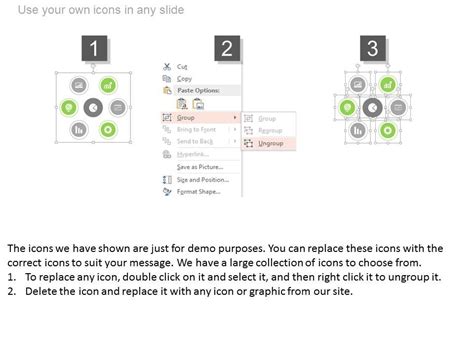 six steps circular chart with icons powerpoint slides