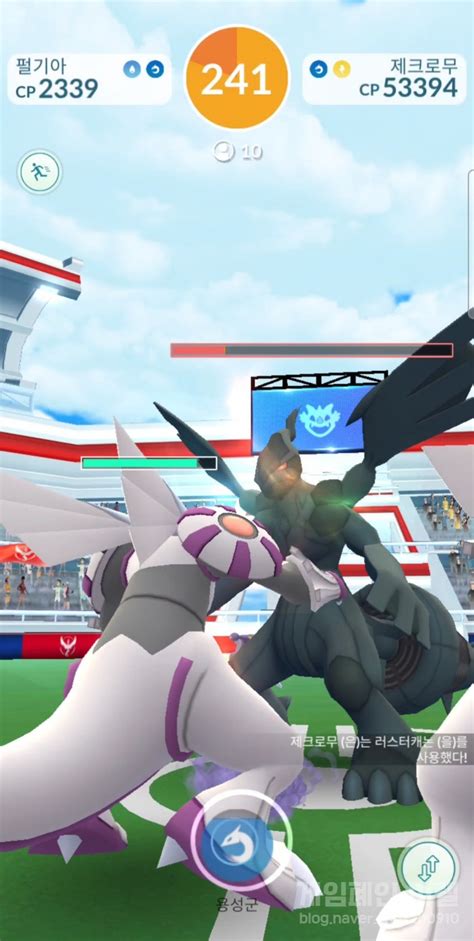 포켓몬고 제크로무 전설 레이드 배틀 약점 And 졸업스킬