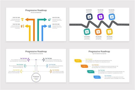 Progressive Roadmap PowerPoint Template Presentation Template 113486