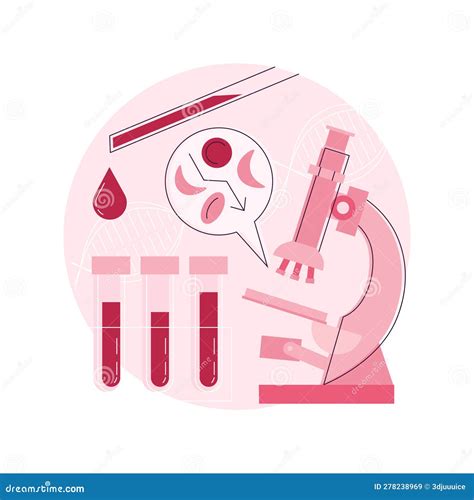 Anemia Screening Abstract Concept Vector Illustration Stock Vector Illustration Of Screening