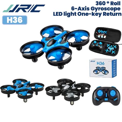 Мини-Дрон Jjrc H36, 4 канала, 6 осей, с безголовым режимом, вертолет с ...