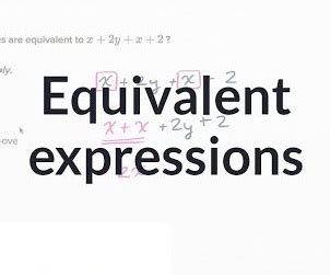 Identify Equivalent Expressions Plays Quizizz