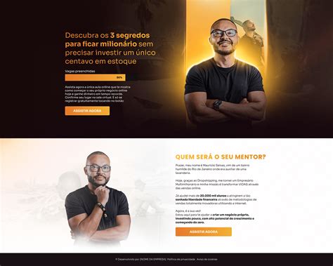 Pagina De Captura Webnario Behance