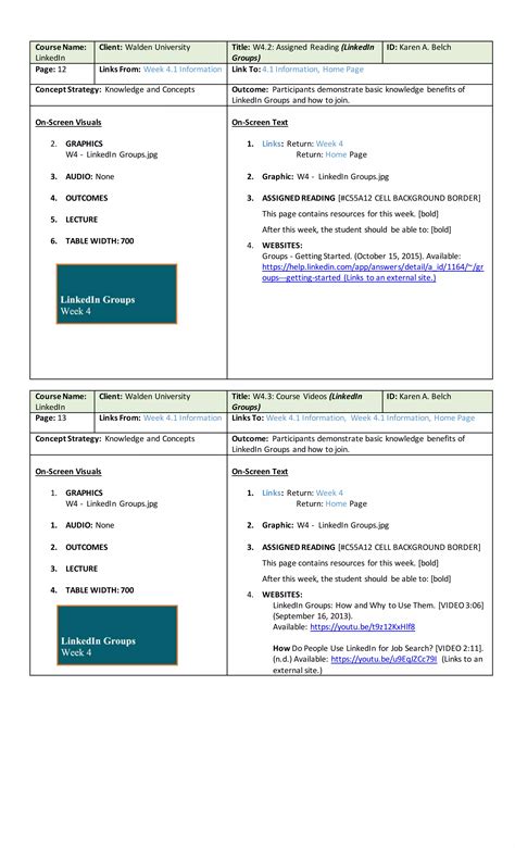 Linkedin Storyboard Pdf