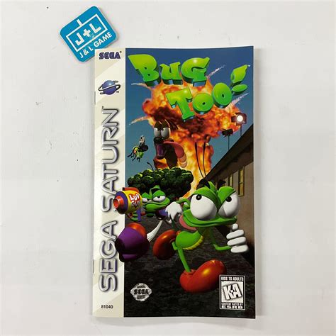 Bug Too Ss Sega Saturn Pre Owned Jandl Game