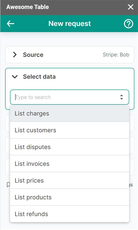 log in with the stripe connector awesome table connectors documentation