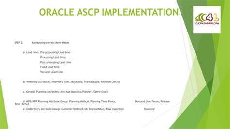 oracle ascp training pptx logistics business