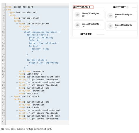 card mod can t get it to style all cards dashboards and frontend