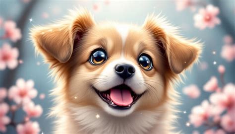 Free Kawaii Puppy Portrait Image Kawaii Anime Puppy Download At