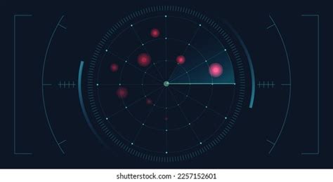 Radar Screen Background Vector Sonar Stock Vector Royalty Free 2257152601 Shutterstock