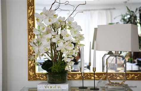 Orchid Flower Arrangement Preserved Floral Arrangements And Silk Flowers